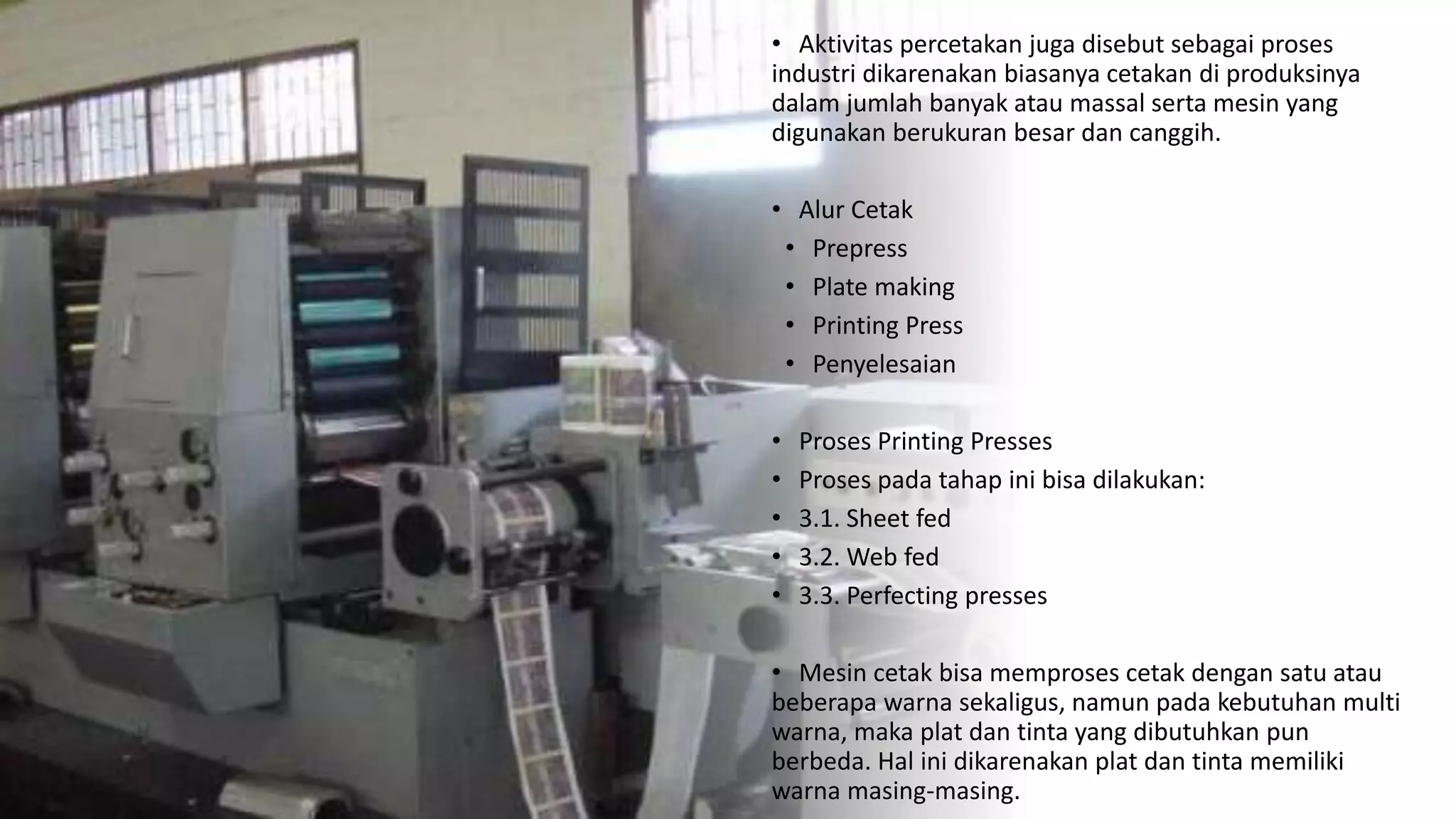 DASAR PROCESS PERCETAKAN | PPTX