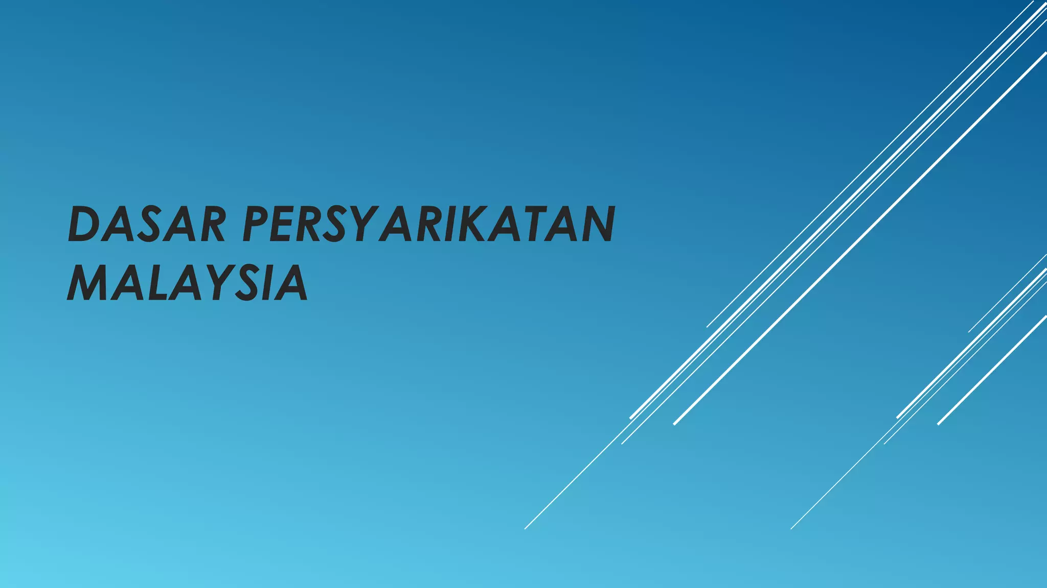 Dasar persyarikatan malaysia | PPT