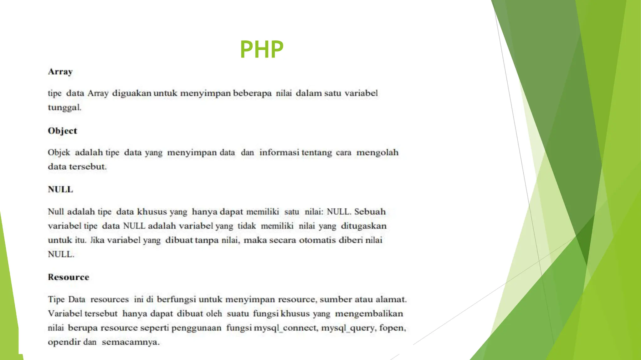 Dasar-Dasar PHP mengenal php menggunakan xampp | PPTX