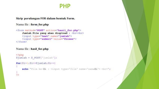 Dasar-Dasar PHP mengenal php menggunakan xampp | PPTX