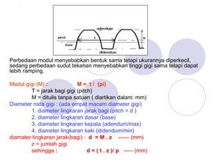 Dasar roda gigi transmisi | PPT