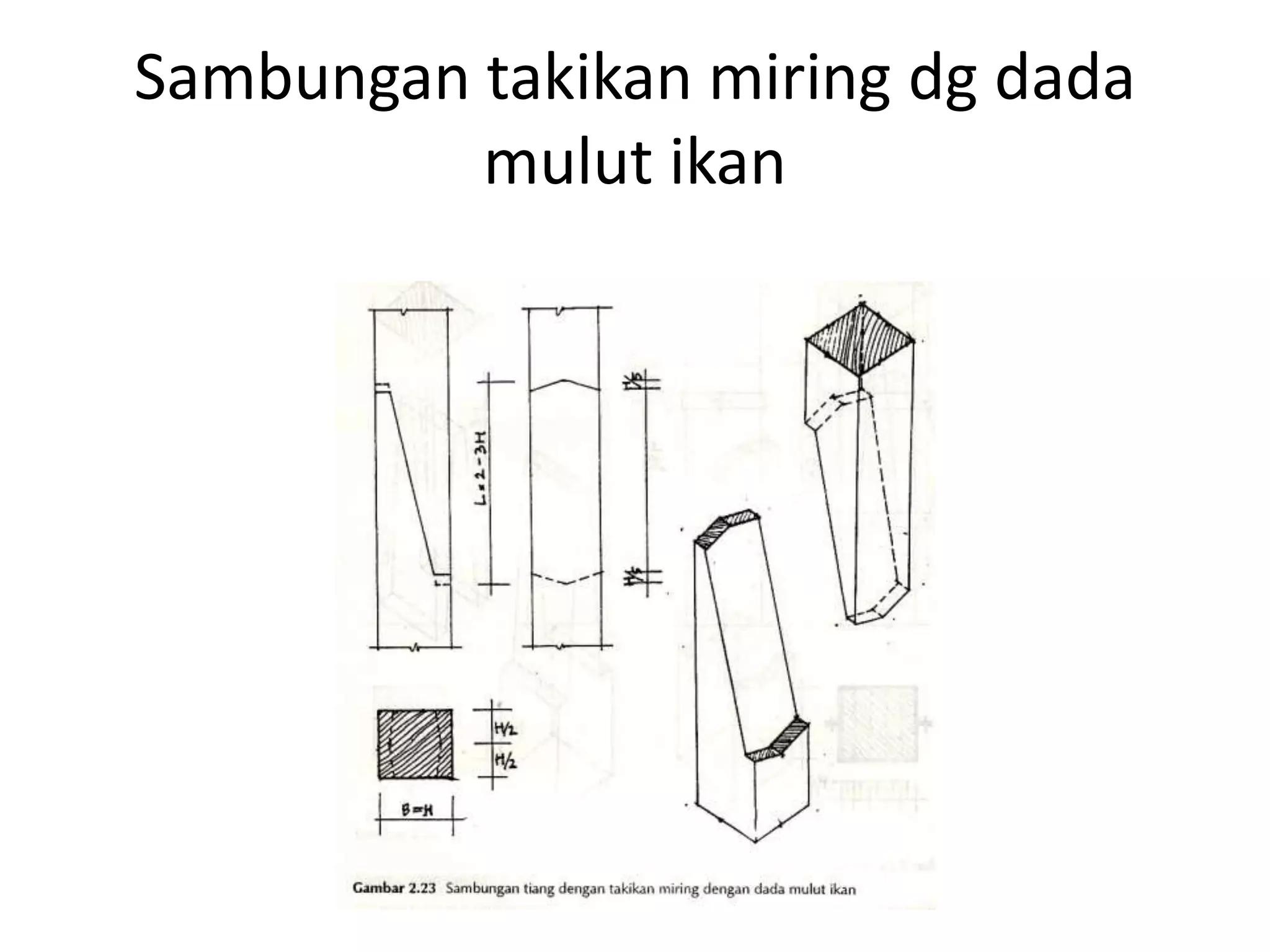 Dasar sambungan kayu | PPTX