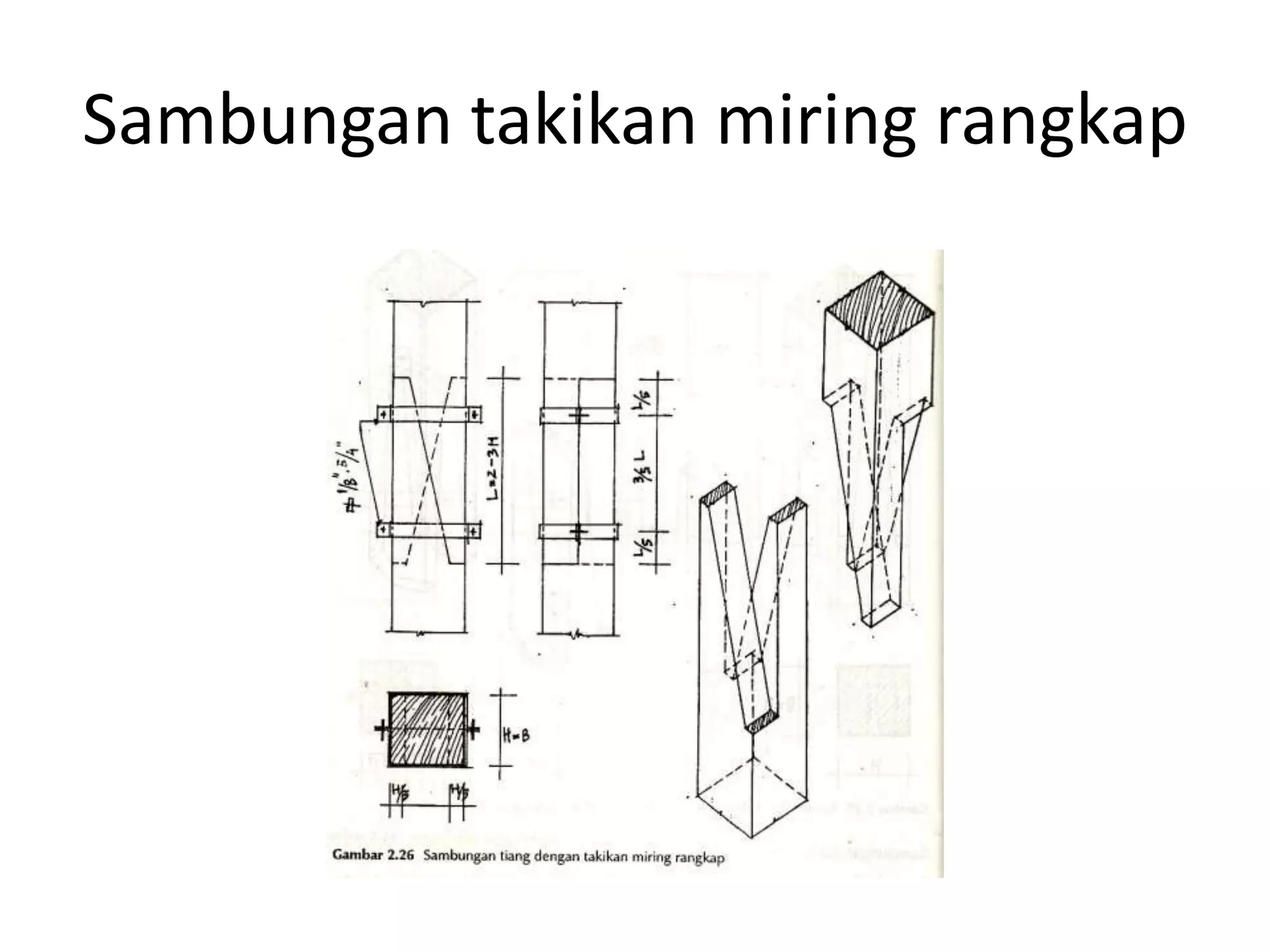 Dasar sambungan kayu | PPTX
