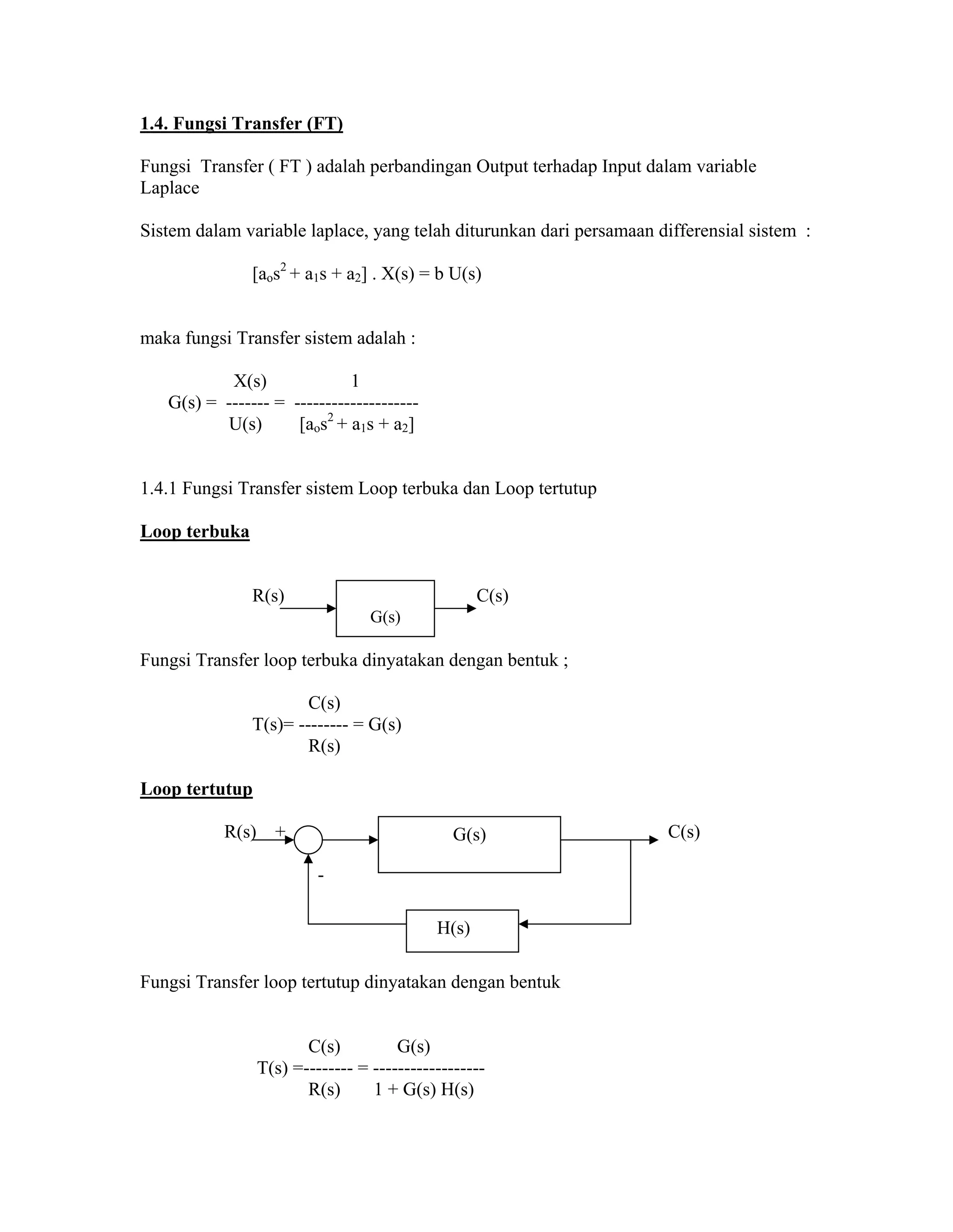 Dasar sistem kontrol | PDF