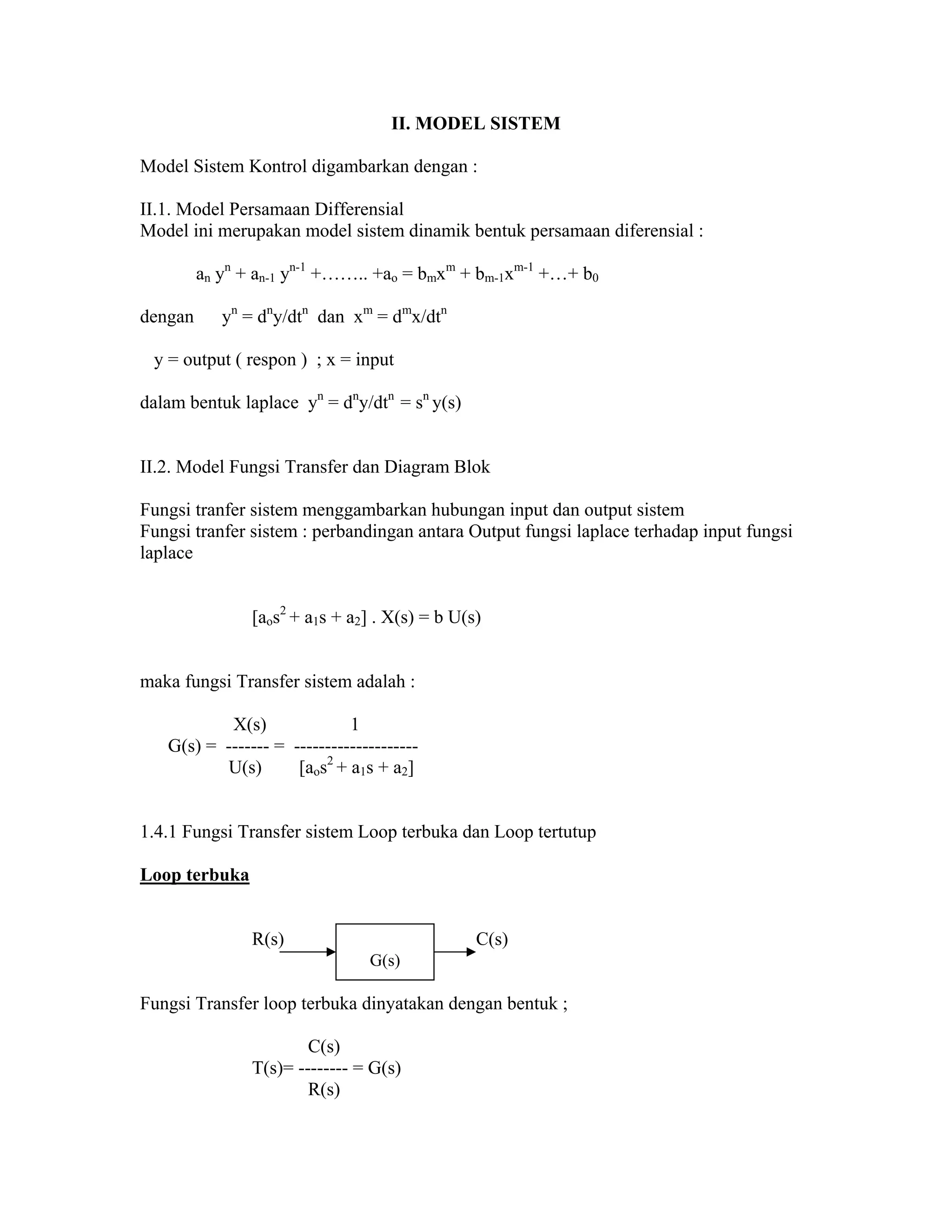 Dasar sistem kontrol | PDF