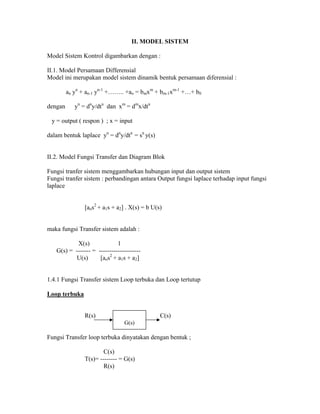 Dasar sistem kontrol | PDF