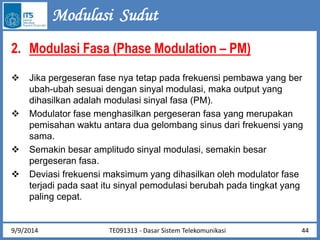 Dasar sistem telekomunikasi (modulasi) | PPTX