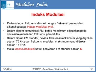 Dasar sistem telekomunikasi (modulasi) | PPTX