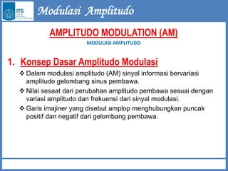 Dasar sistem telekomunikasi (modulasi) | PPTX