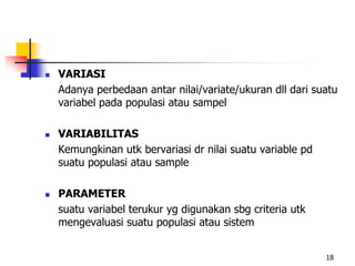 Dasar statistik | PPT