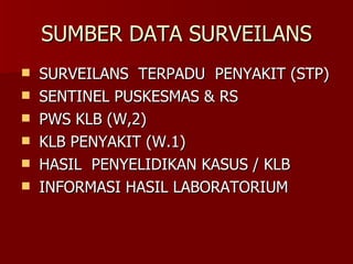 Dasar surveilans | PPT