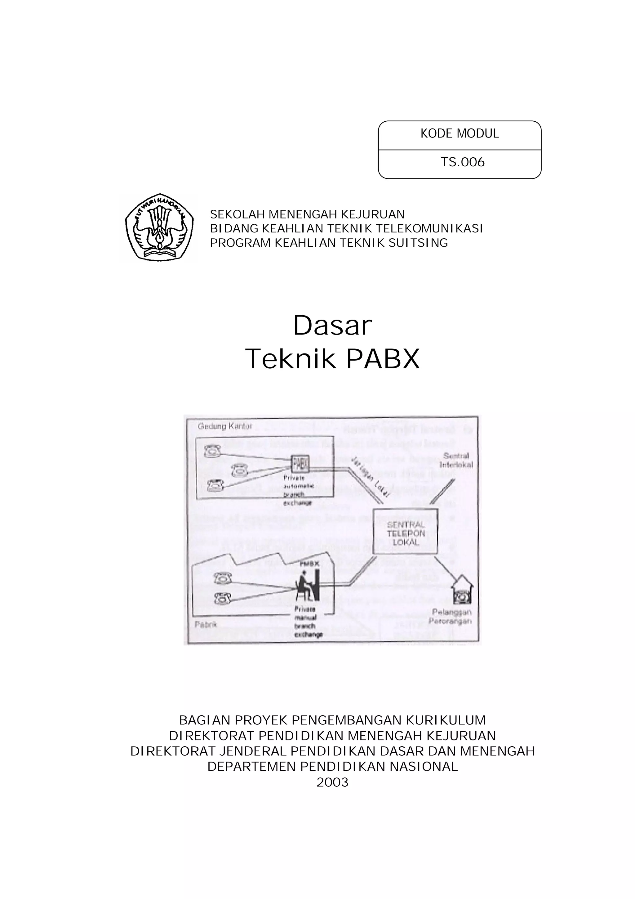 Dasar teknik pabx | PDF