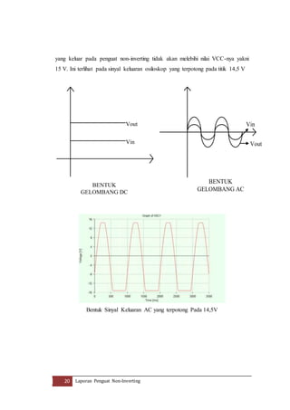laporan penguat non inverting | DOCX