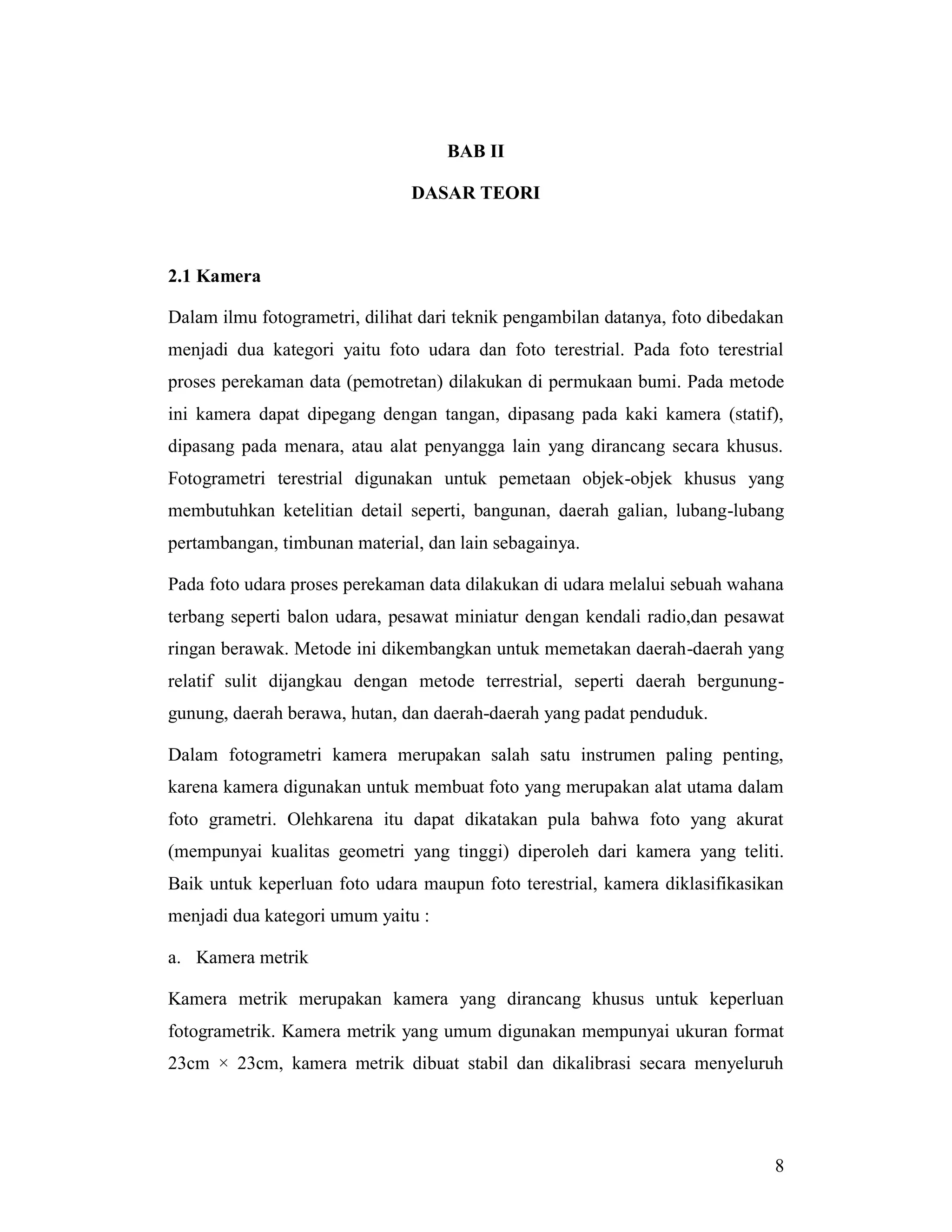 Dasar teori kamera digilib itb | PDF