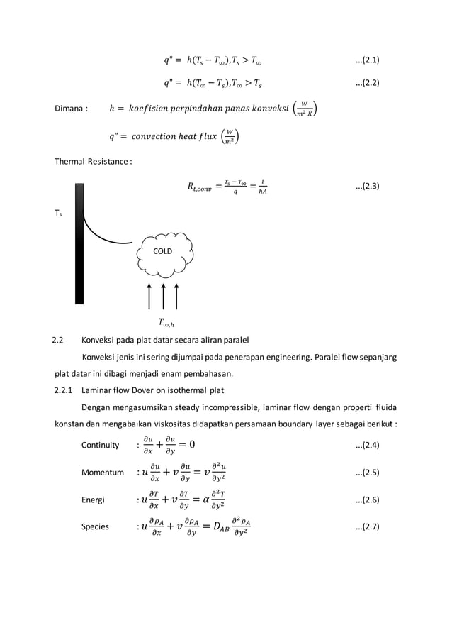 Dasar teori konveksi | PDF