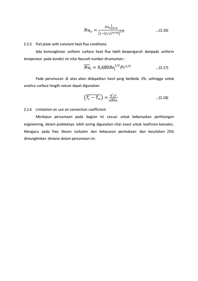 Dasar teori konveksi | PDF