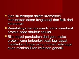 Dasar terapi gen | PPT