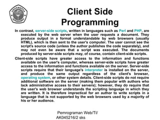 Dasar web dan html | PPT