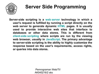 Dasar web dan html | PPT