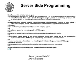 Dasar web dan html | PPT