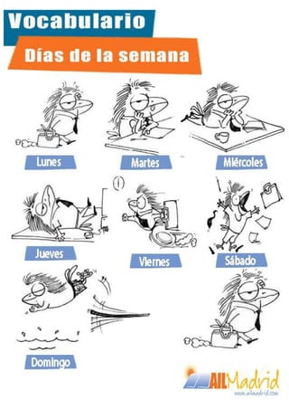 Spanish Resources: días de la semana | PDF