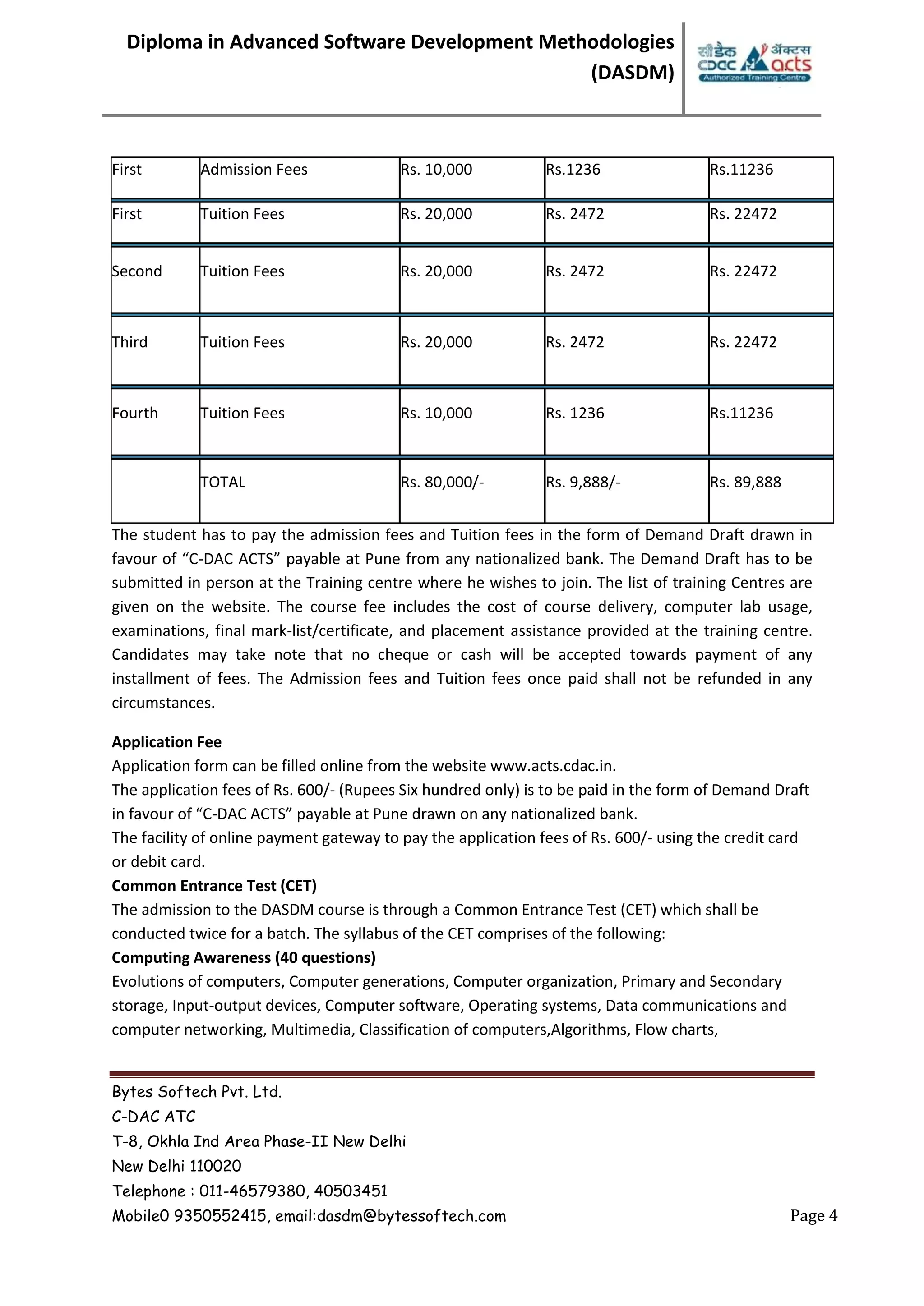 Dasdm advanced software development methodologies | PDF