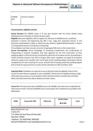Dasdm advanced software development methodologies | PDF