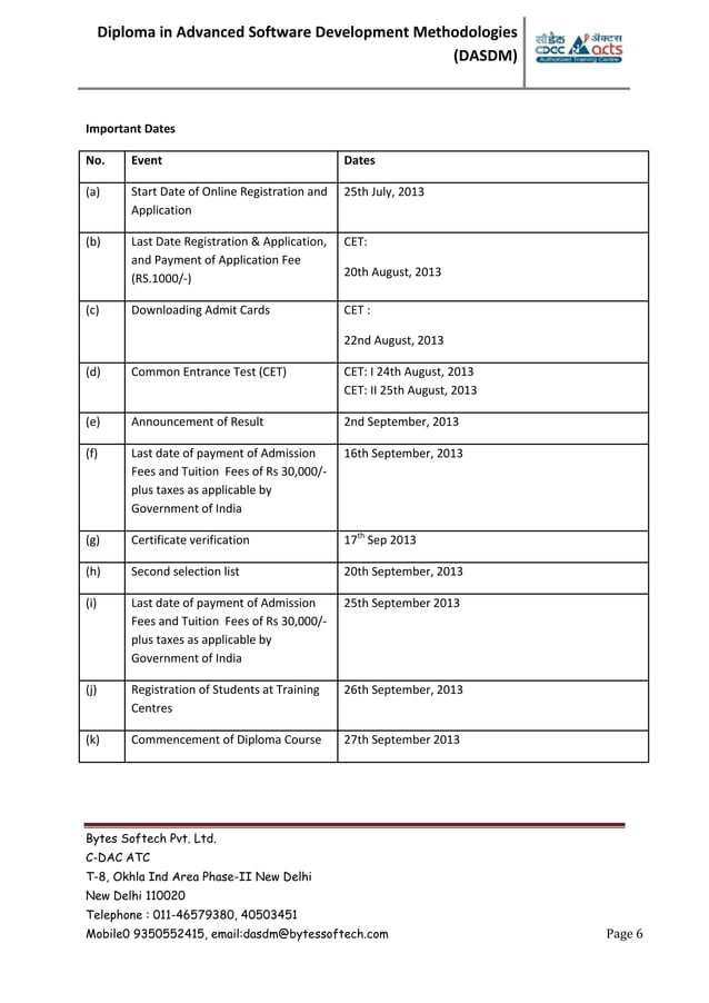 Dasdm advanced software development methodologies | PDF