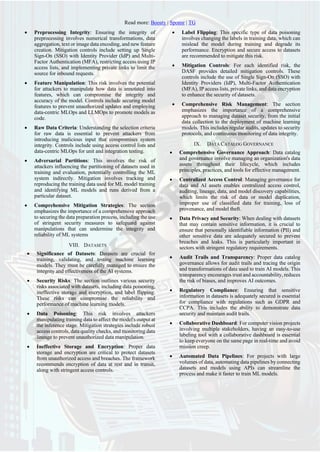 The Databricks AI Security Framework (DASF) | PDF