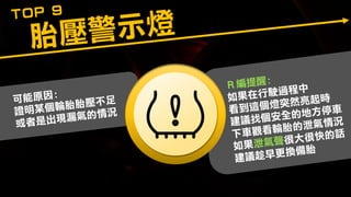 【RUNMAX_三分鐘搞懂『儀表板燈號』】 | PDF | Auto Technology | Automotive