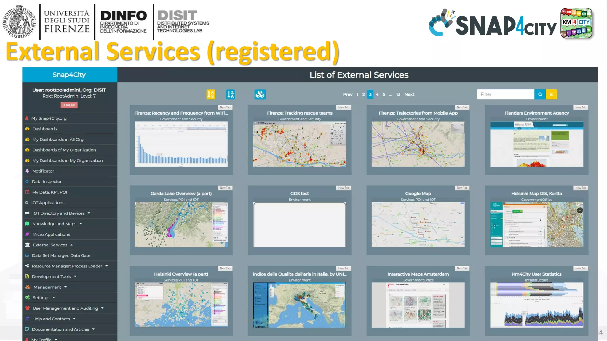 Snap4City November 2019 Course: Smart City IOT Dashboard, smart city ...