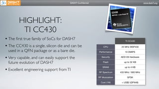 DASH7 Capabilities Overview | PPT