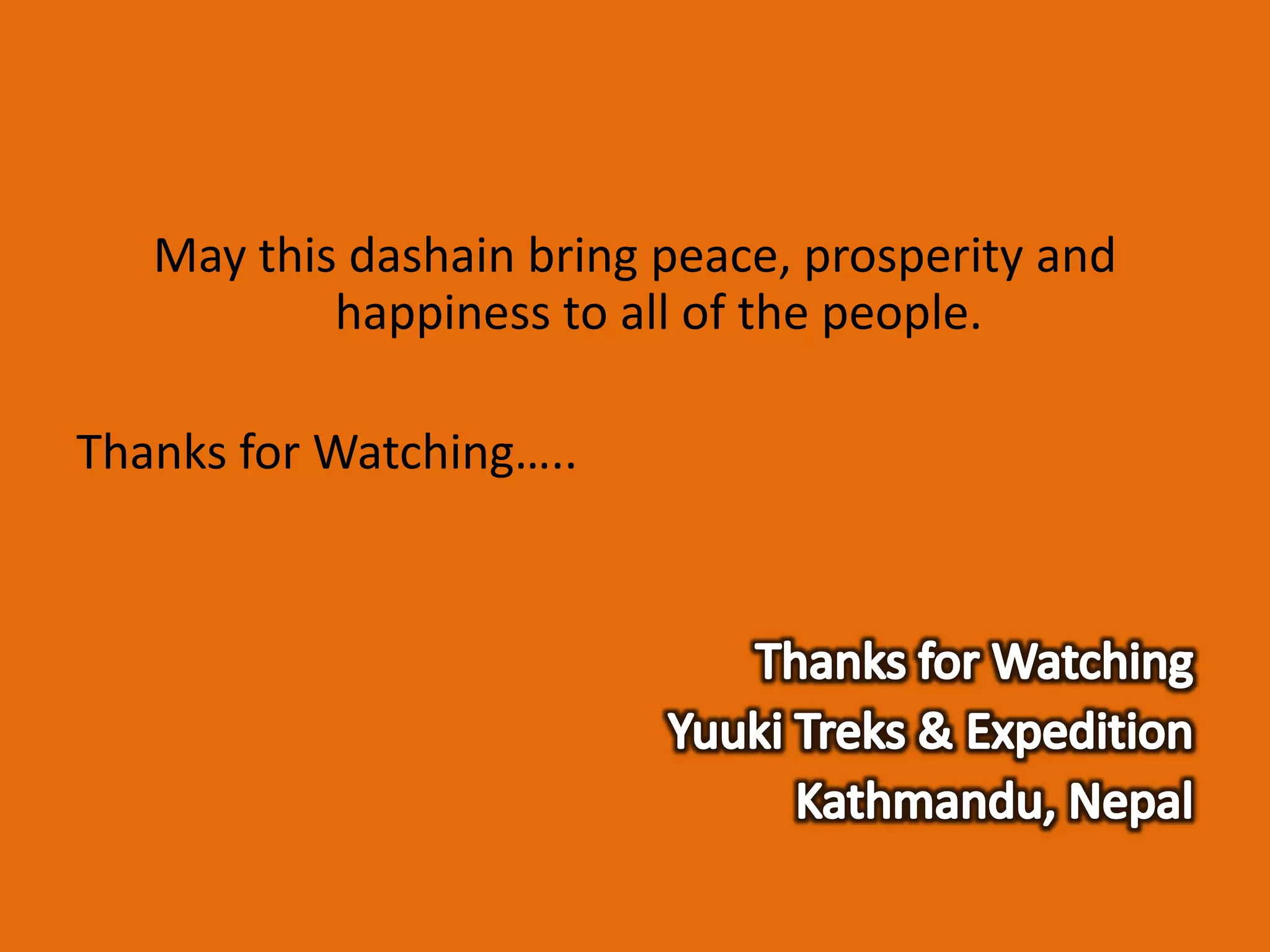 Dashain: The biggest festival of Nepal | PPTX