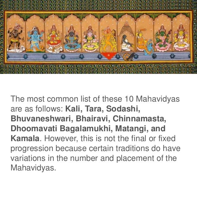 Dasha Mahavidyas- Part I Indica Today Shastraas Indic Knowledge Systems ...