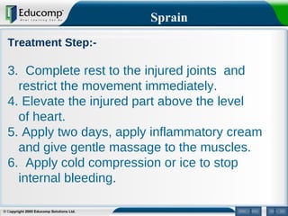 Prevention and management of sports injury | PPT