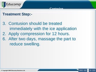 Prevention and management of sports injury | PPT