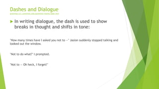 Dash and ellipsis | PPTX