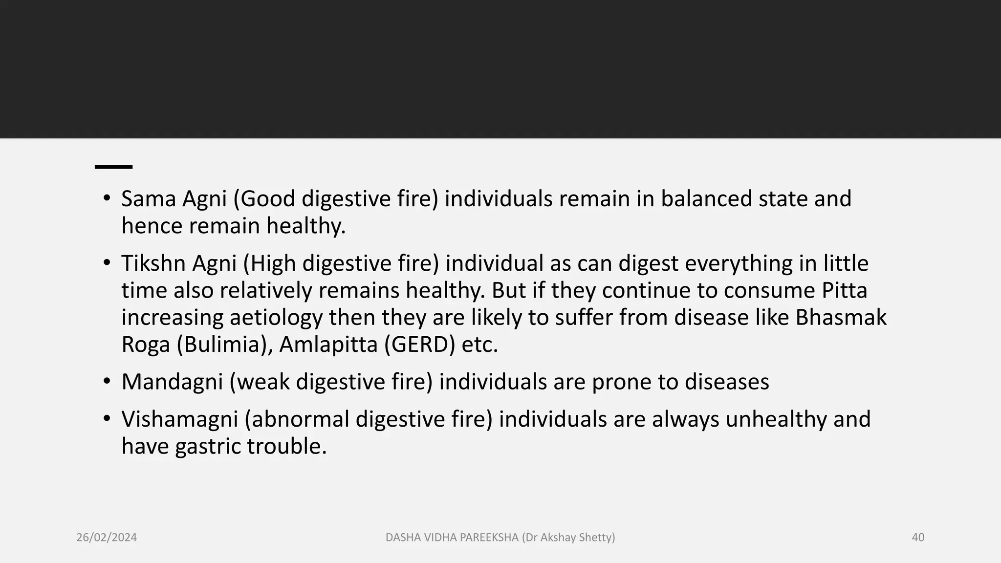 Dasha vidha Pareeksha.pptx Dr Akshay Shetty | PPTX