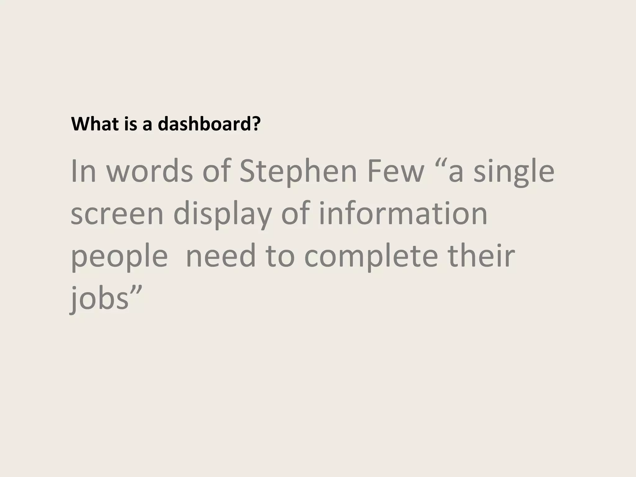 Dashboard design | PPT