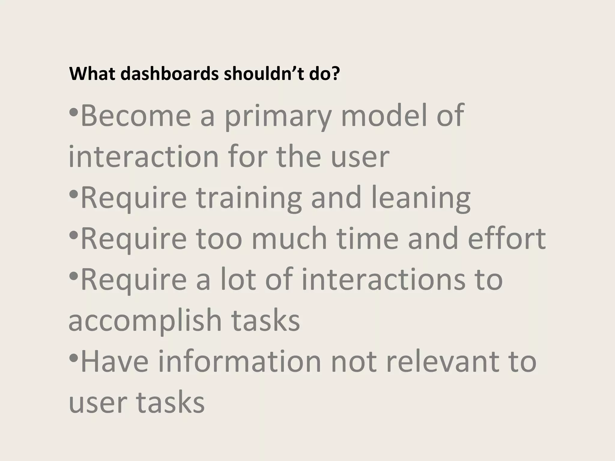 Dashboard design | PPT