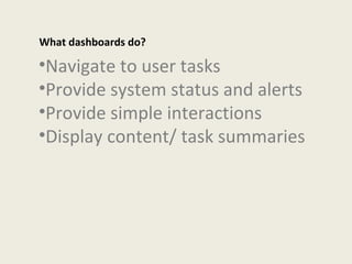 Dashboard design | PPT