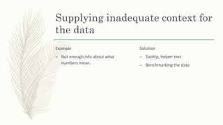 13 common mistakes in dashboard design | PPTX