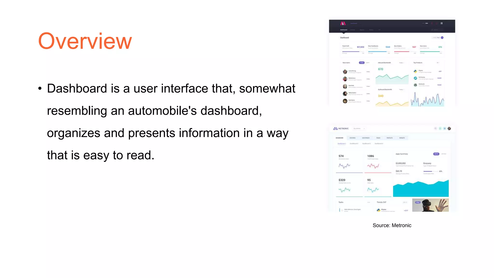 Dashboard guidelines | PPTX