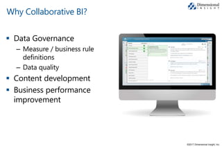 Dashboard Collaboration by Dimensional Insight | PPT