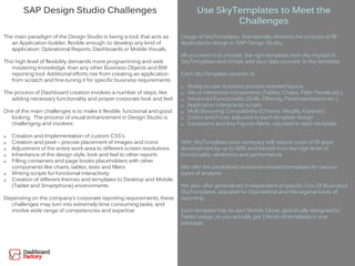 Dashboard Factory - most efficient way to develop with SAP Design ...