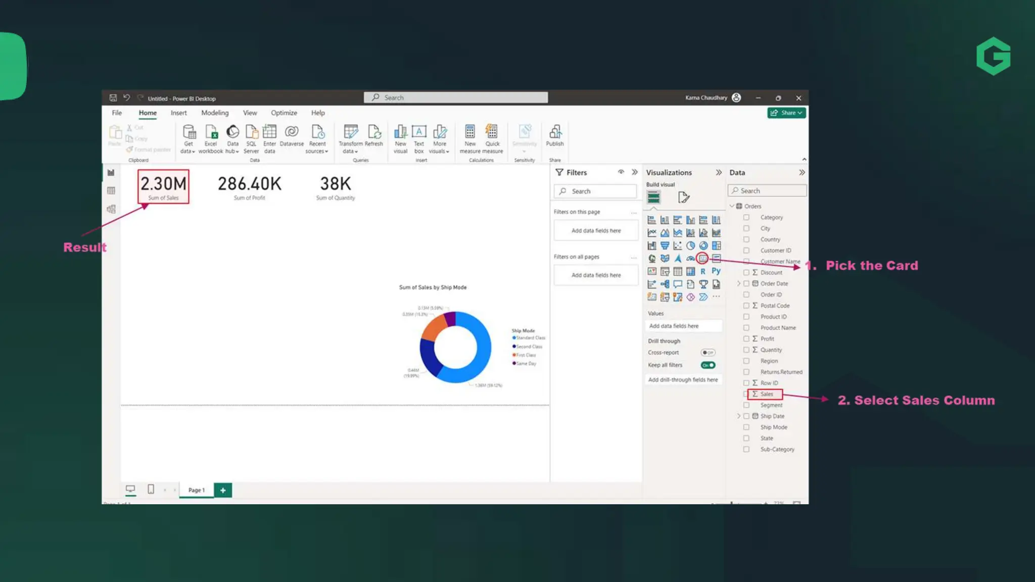 Dashboard making ppt by Power Bi and it's Interface | PPT
