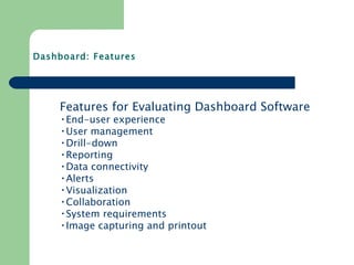 Dashboards Driving Decision Making - ui and me | PPT | Databases ...