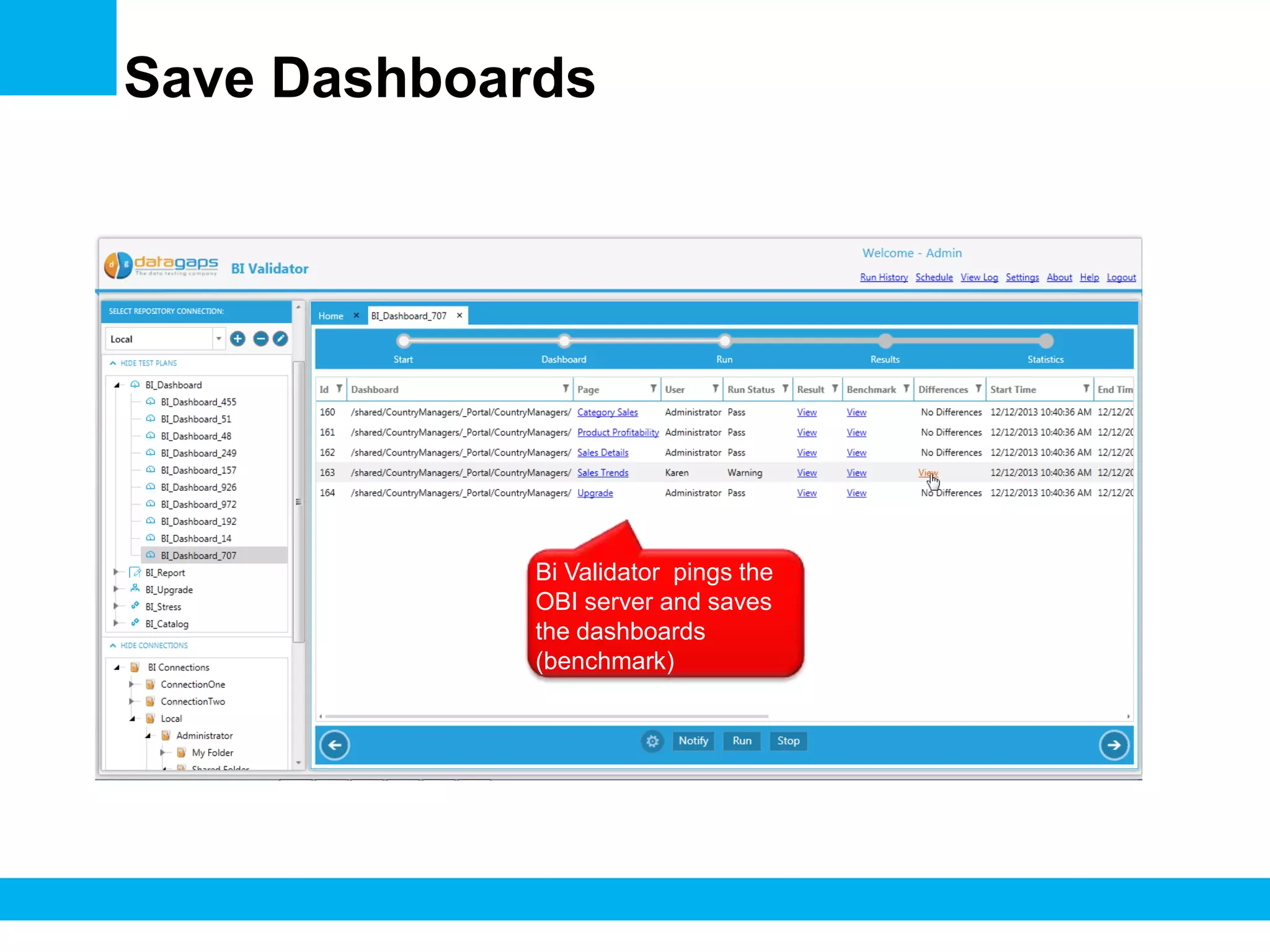 BI Validator: Regression Testing of Oracle Business Intelligence ...
