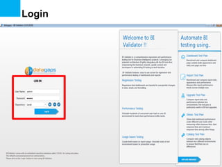 BI Validaor: Regression Testing of Oracle Business Intelligence ...