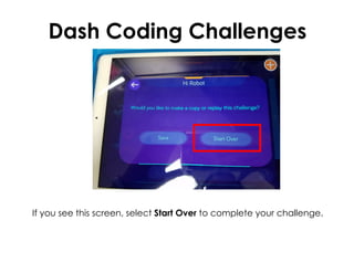 Dash Coding Challenge Cards | PDF